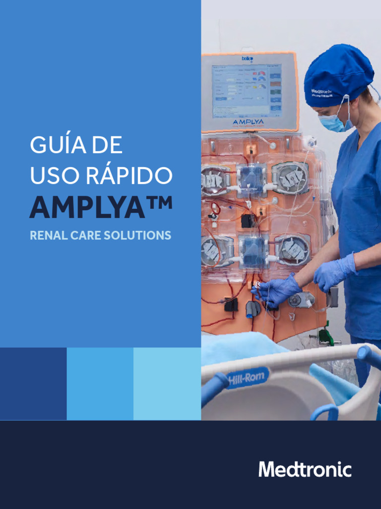 Guia de Uso Rápido Amplya | PDF | Sangre | Bomba