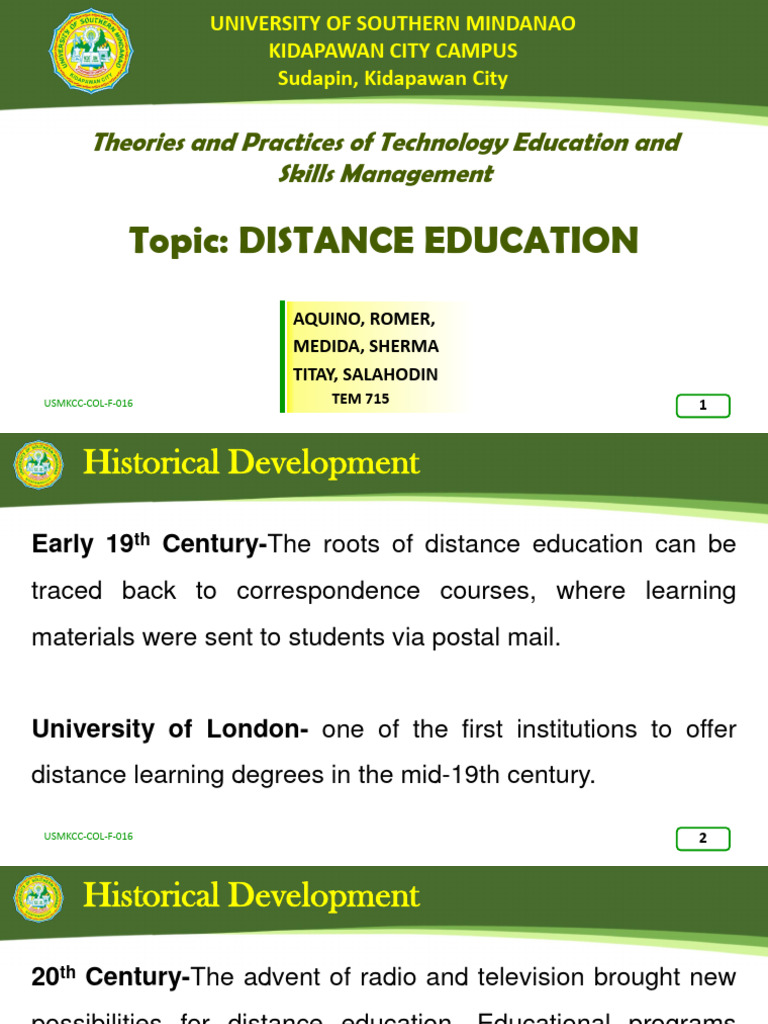 Distance Education: Trends and Challenges | PDF | Distance Education ...