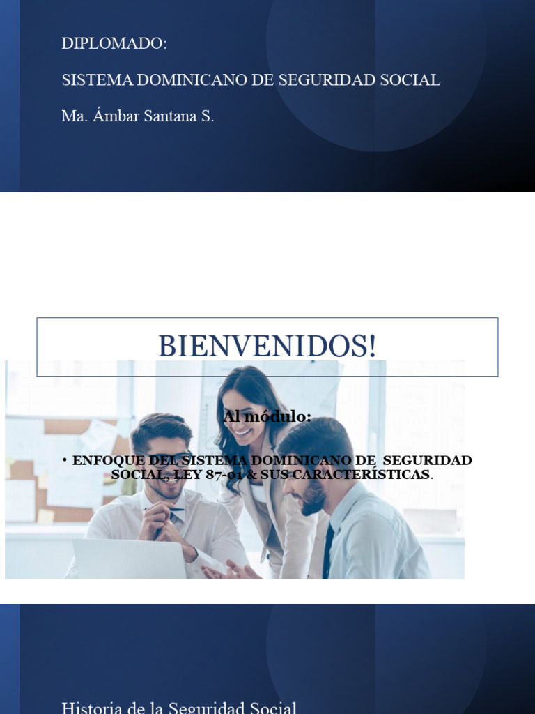 Módulo I - Presentación SDSS | PDF | Pensión | Jubilación