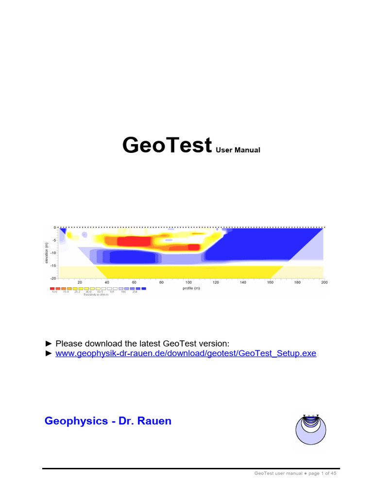 Manual GeoTest | PDF | Computer File | Backup