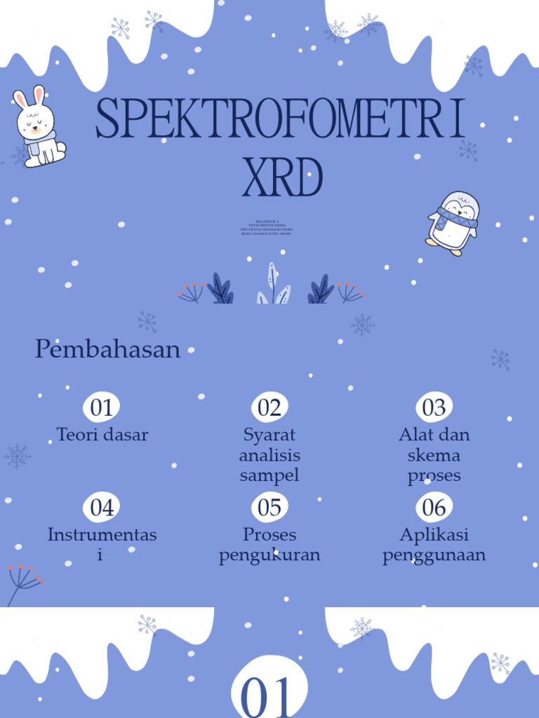 Kel 4 Spektro XRD | PDF