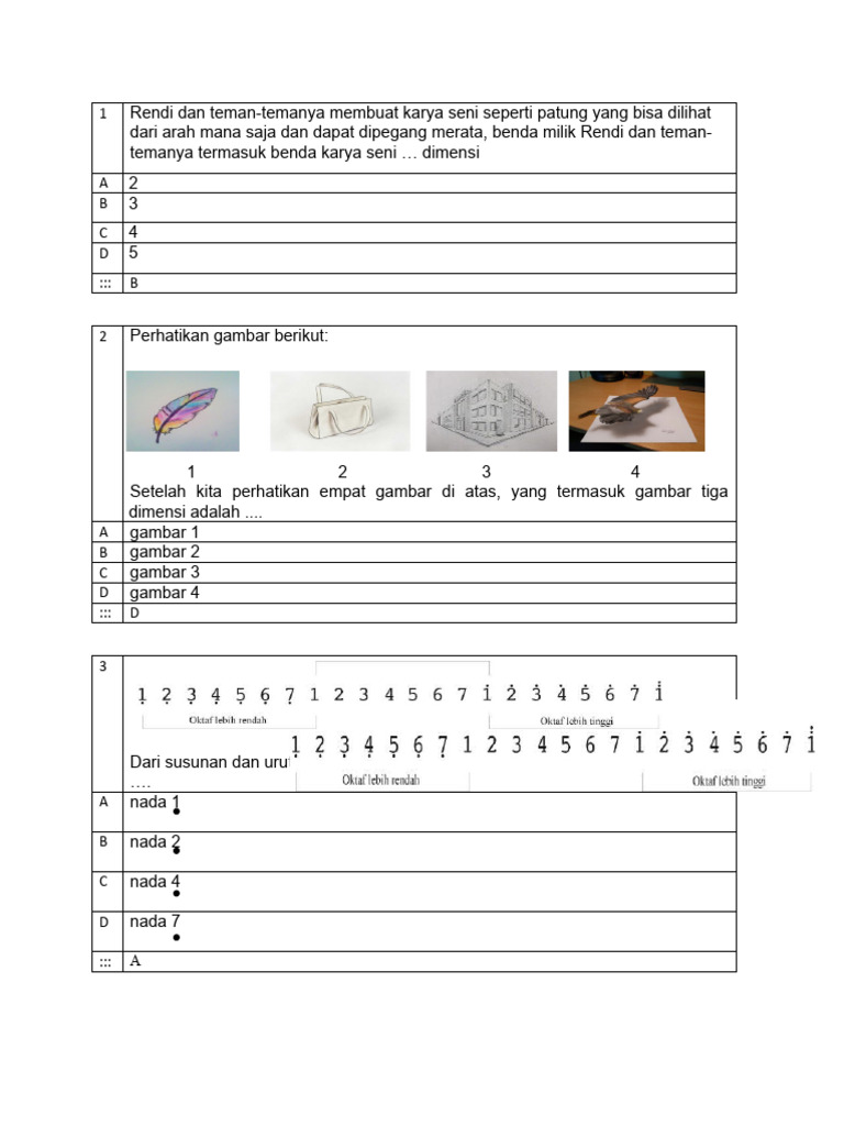 Format-Input-Soal-Doc-2 SBDP | PDF