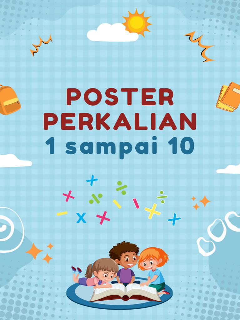 Poster Perkalian 1 Sampai 10 | PDF