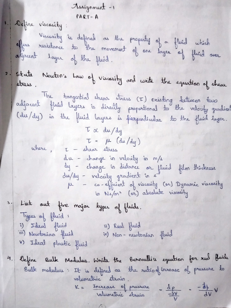 FMM Assignment 1 | PDF