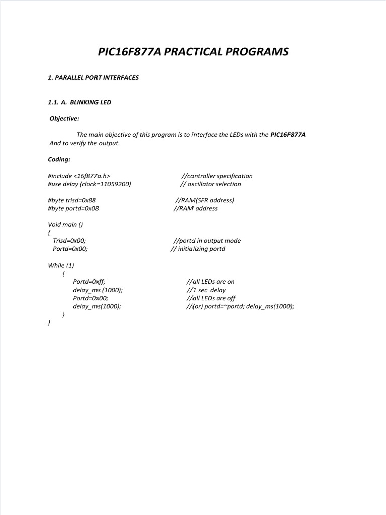 dokumen.tips_pic16f877a-practical-programs | PDF | Integer (Computer Science) | Computer Data