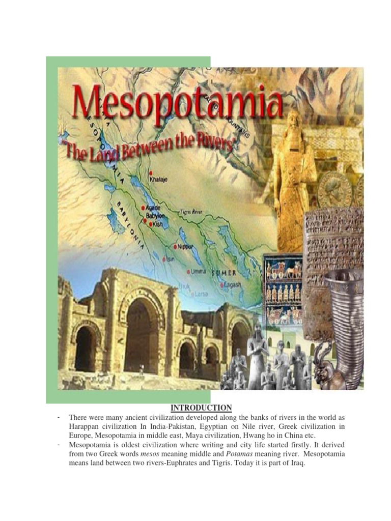 Bitten's Mesopotamian Project | PDF | Cuneiform | Mesopotamia