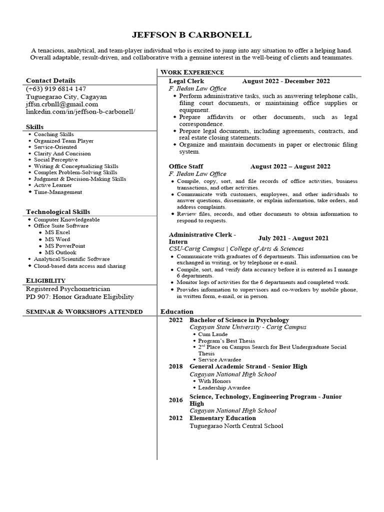 Updated CV | PDF | Information | Computing