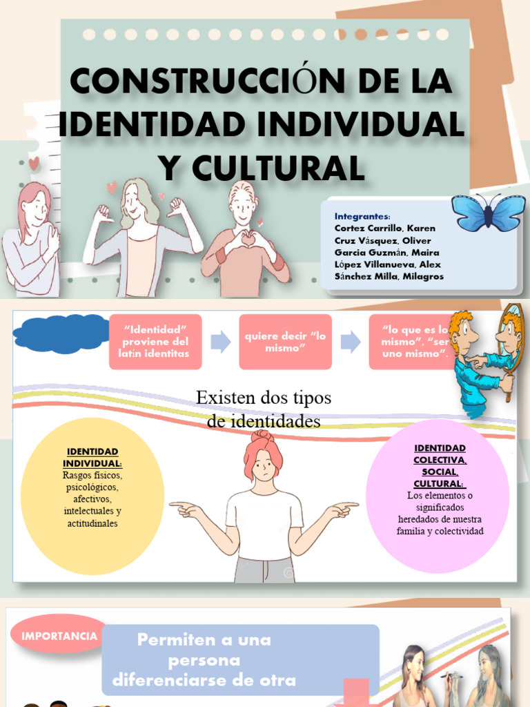 Tema 11 Grupal - Construcción de La Identidad Individual y Cultural ...