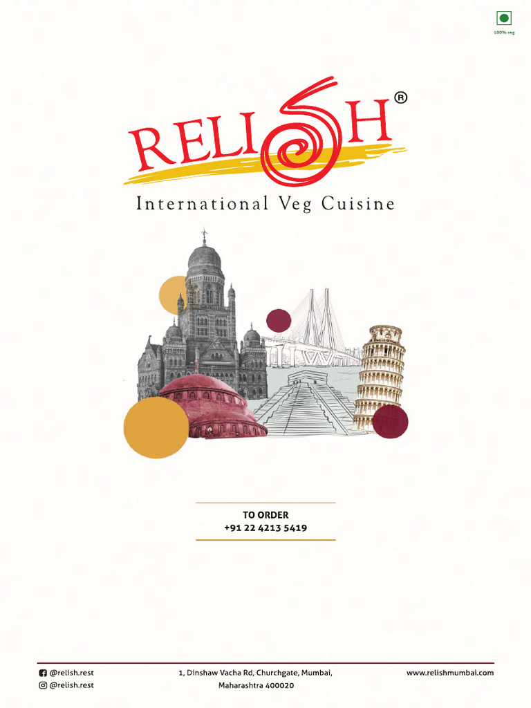 Relish Menu | PDF