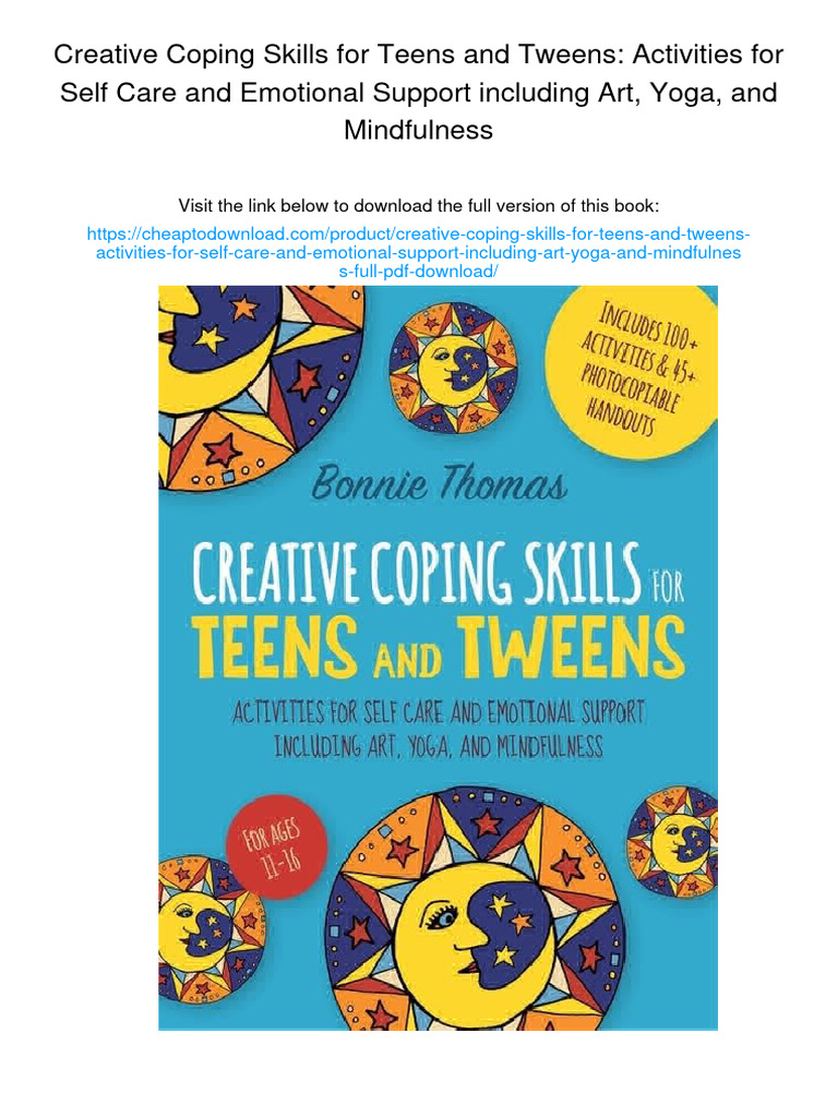 Creative Coping Skills For Teens and Tweens: Activities For Self Care ...