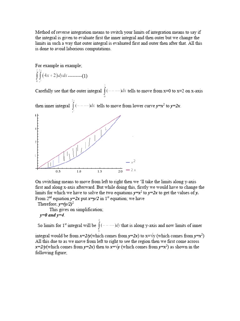 Double Integral | PDF