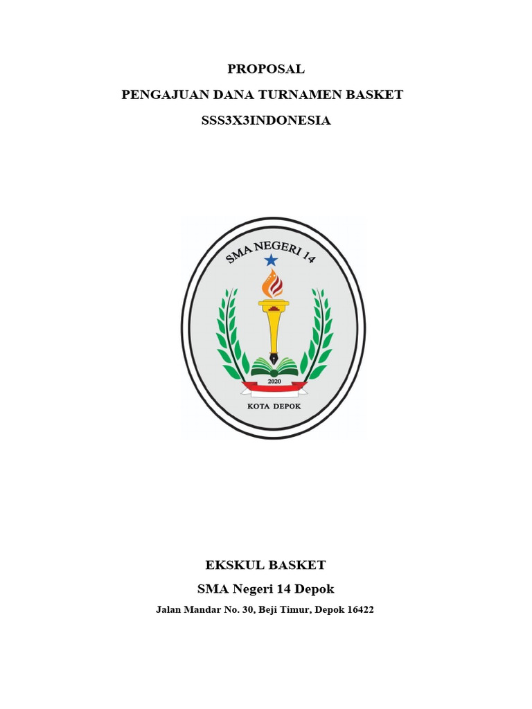 Proposal Pengajuan Dana Basket | PDF