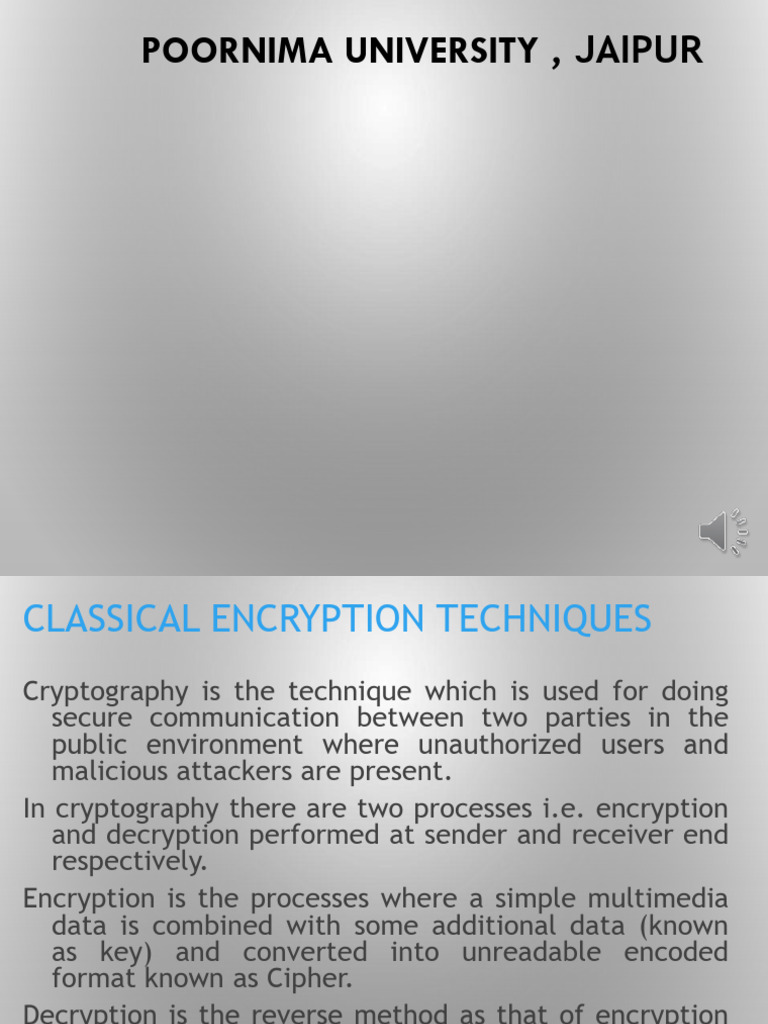ISS Unit 1 Part 2 | Download Free PDF | Cryptography | Encryption