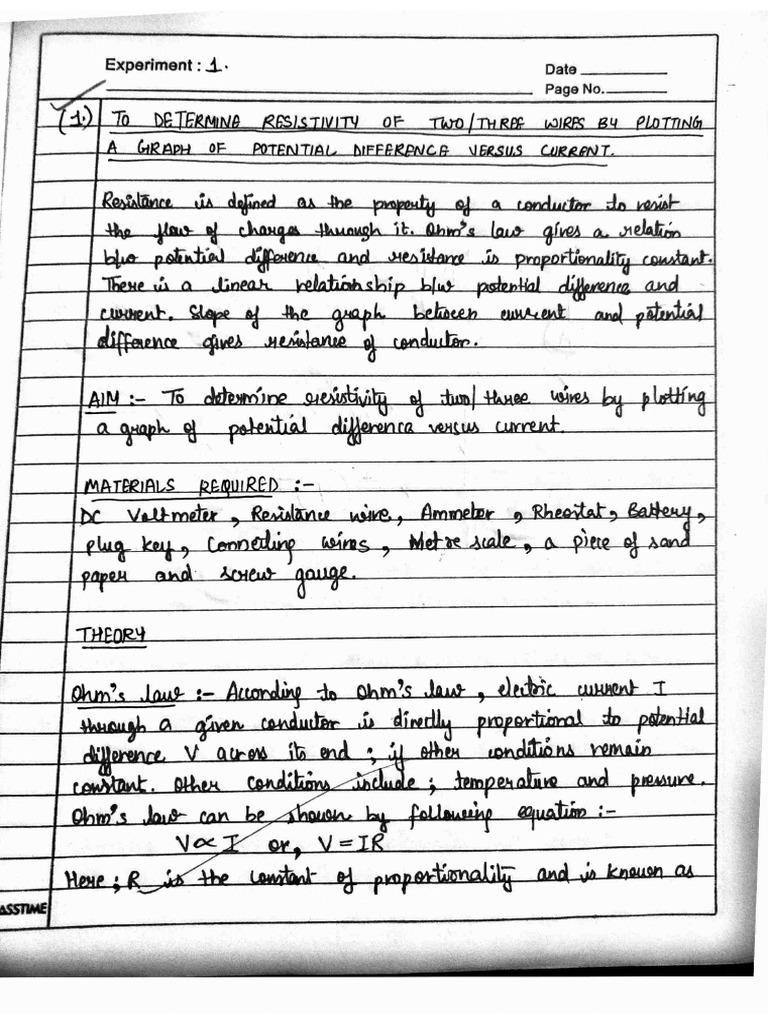 Physics Practical 2023 | PDF