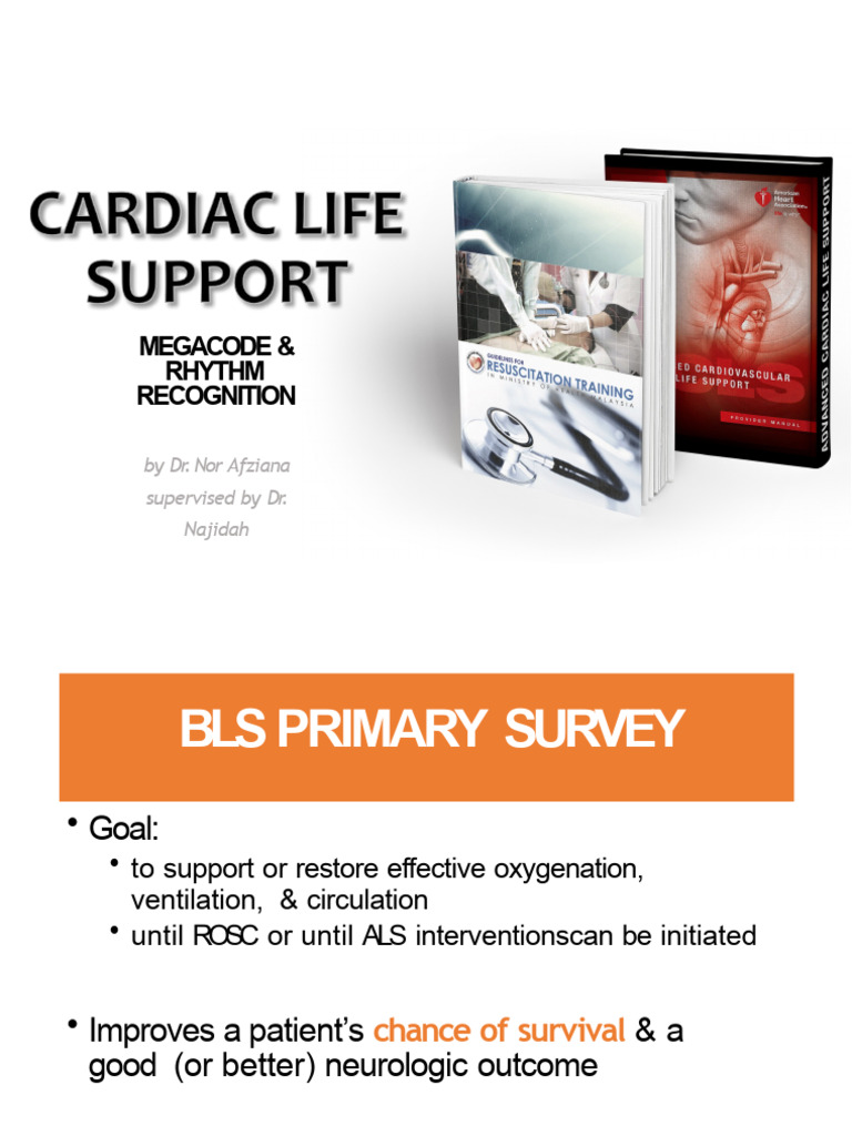 Cardiac Life Support - Megacode and Rhythm Recognition | PDF | Heart ...