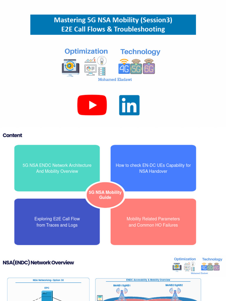 Mastering 5G NSA Mobility E2E Guide | PDF | Radio Resource Management | Telecommunications ...