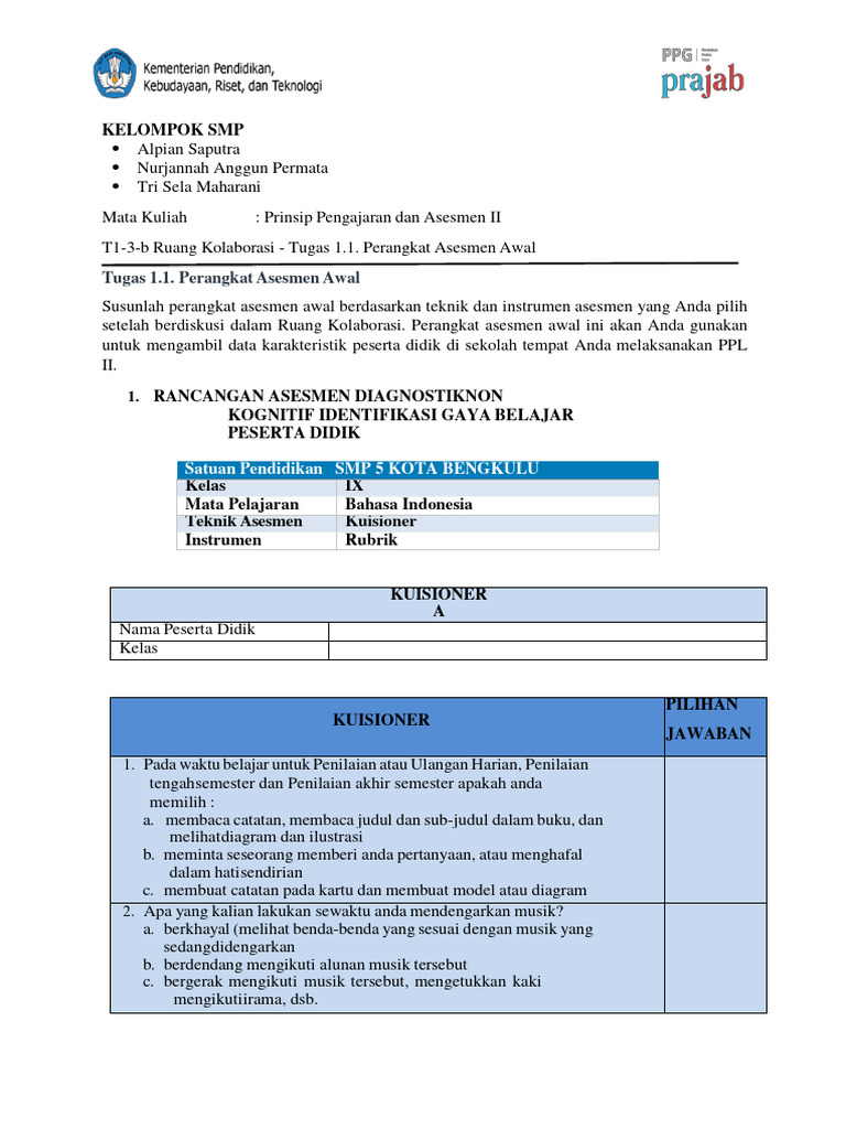 TOPIK 1-Ruang Kolaborasi 1.1-PPA | PDF