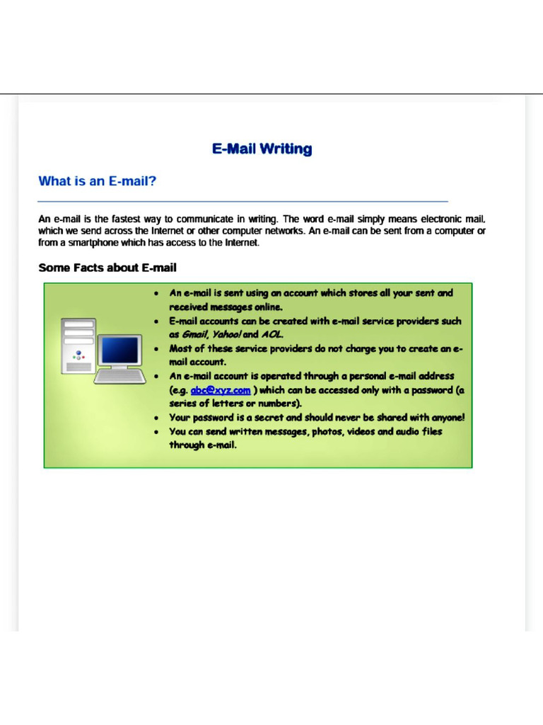 Email Writing | PDF