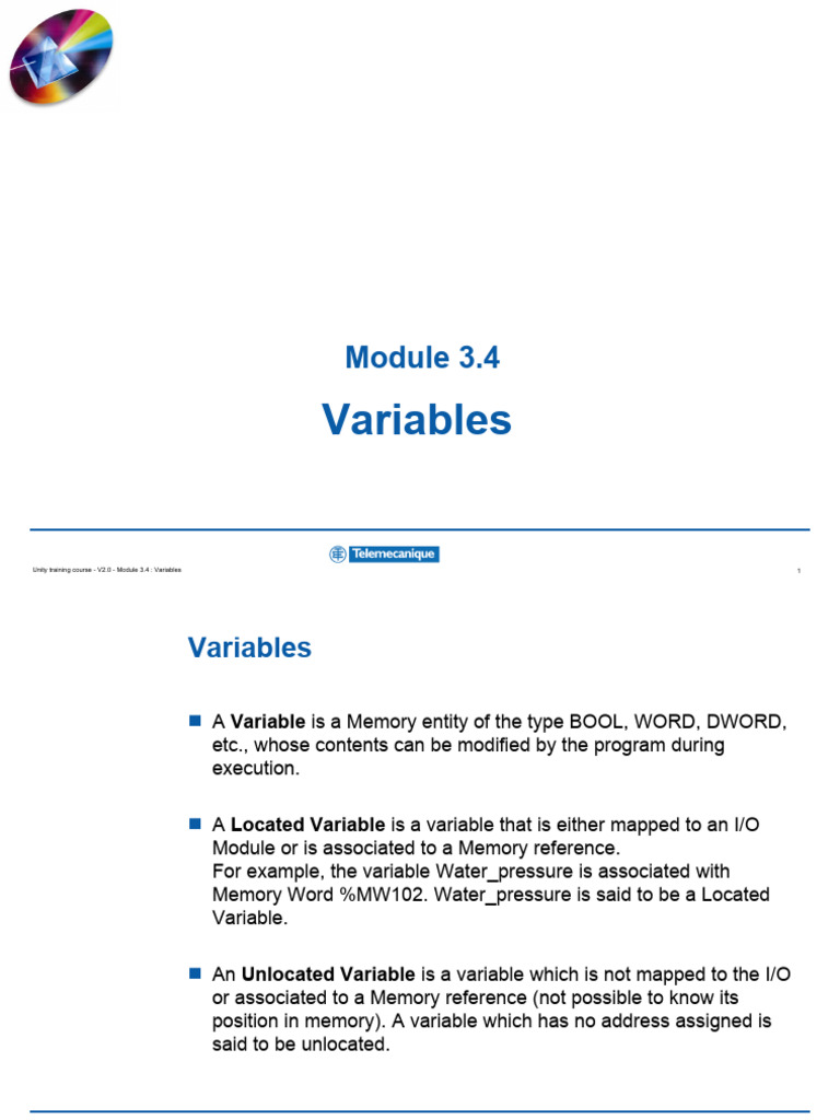 Module 34 Variables Download Free Pdf Variable Computer Science Integer Computer Science