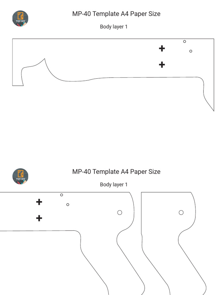 MP40 Paper Model | PDF