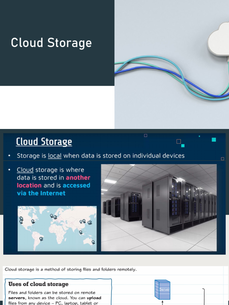 03 - Cloud Storage | PDF | Art | Technology & Engineering