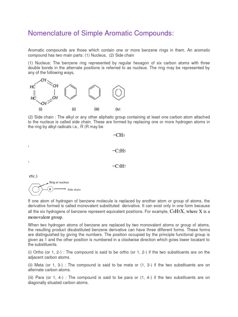 13 - JEE - Chemistry - Purification - Nomenclature of Simple Aromatic ...