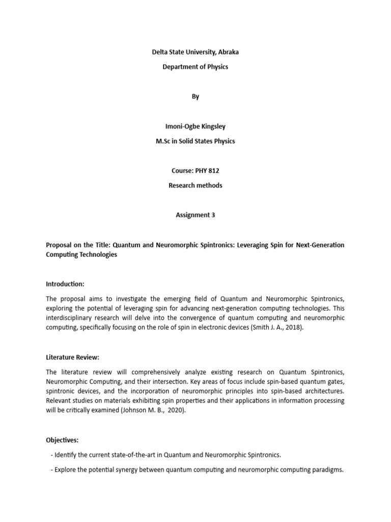 Quantum and Neuromorphic Spintronics: Leveraging Spin For Next ...