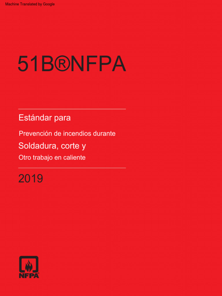 Nfpa - 51b-2019 Actualizado | PDF | Patentar | Adopción