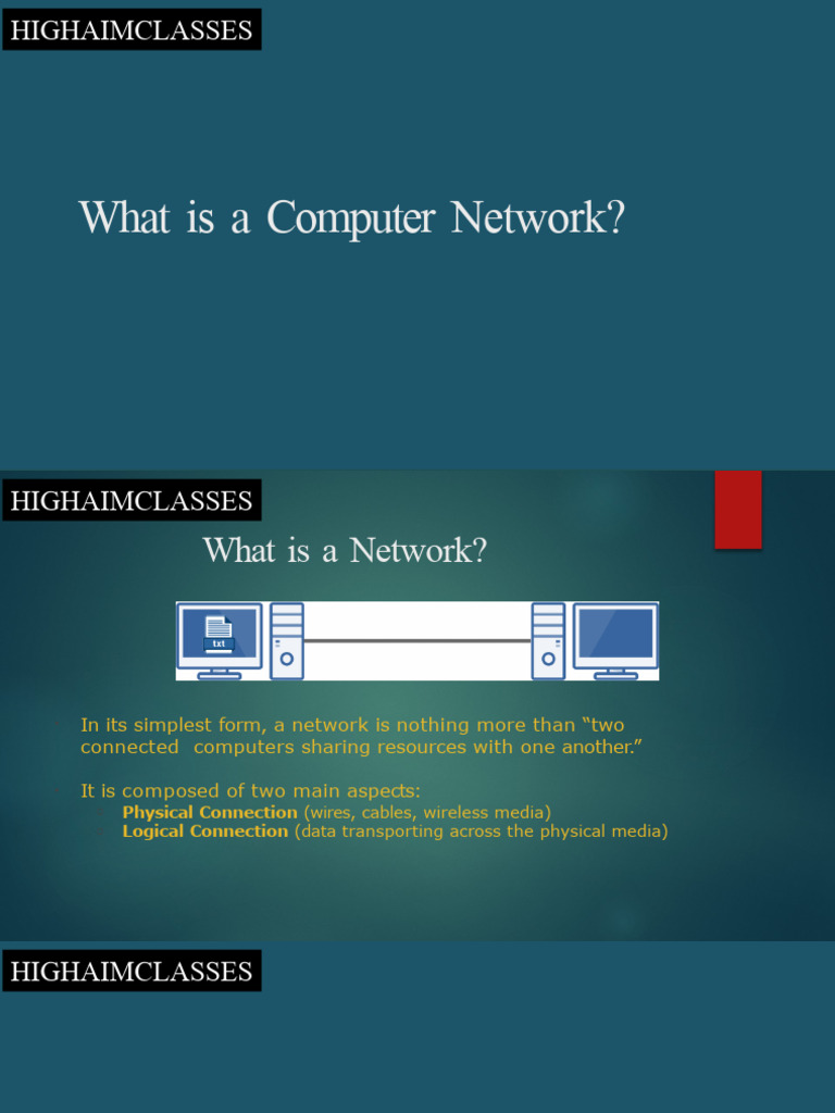 Understanding Computer Networks Basics | PDF | Computer Network | Local ...