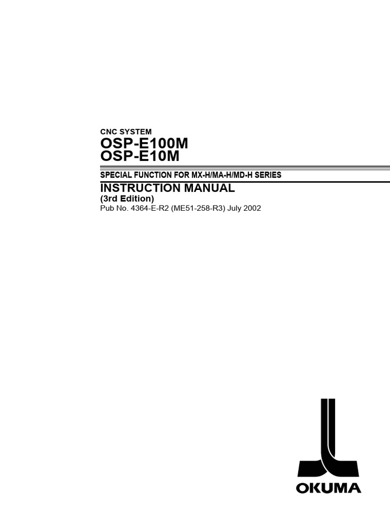 ME51 258 R03a | PDF | Numerical Control | Switch