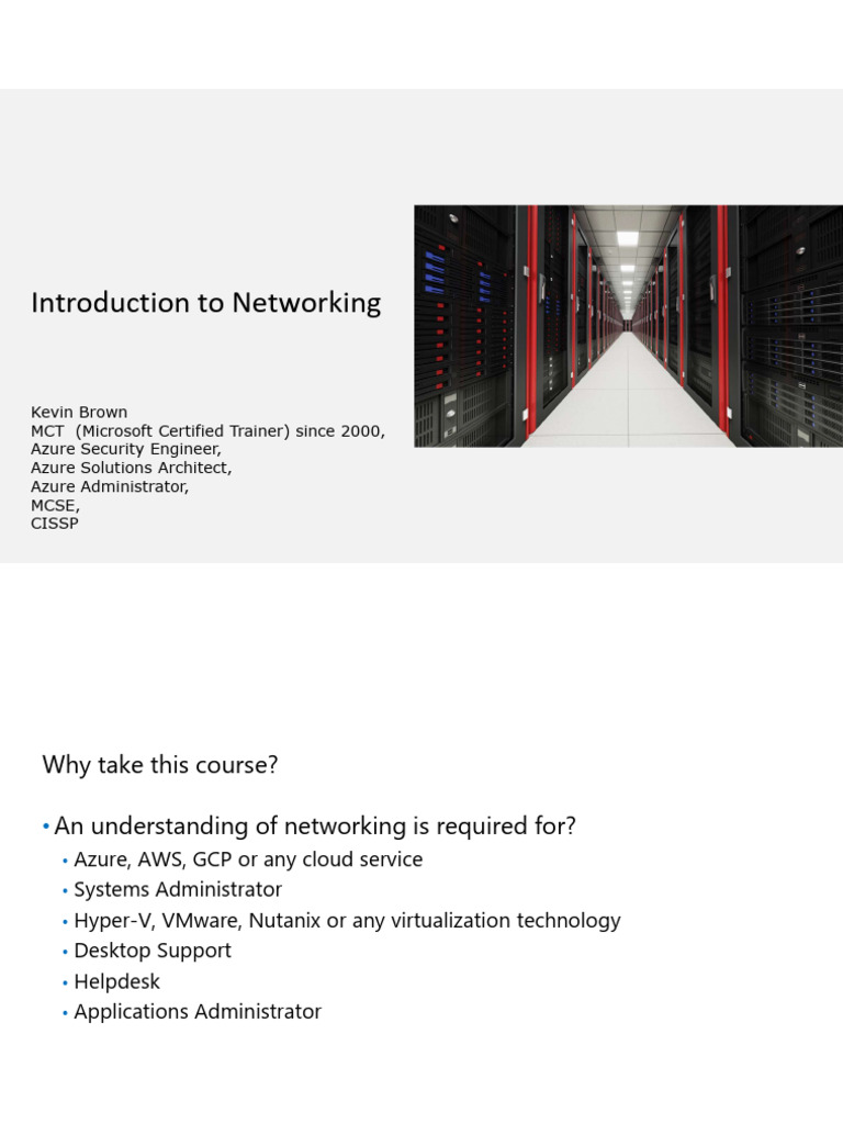 Introduction To Networking | PDF | I Pv6 | Domain Name System