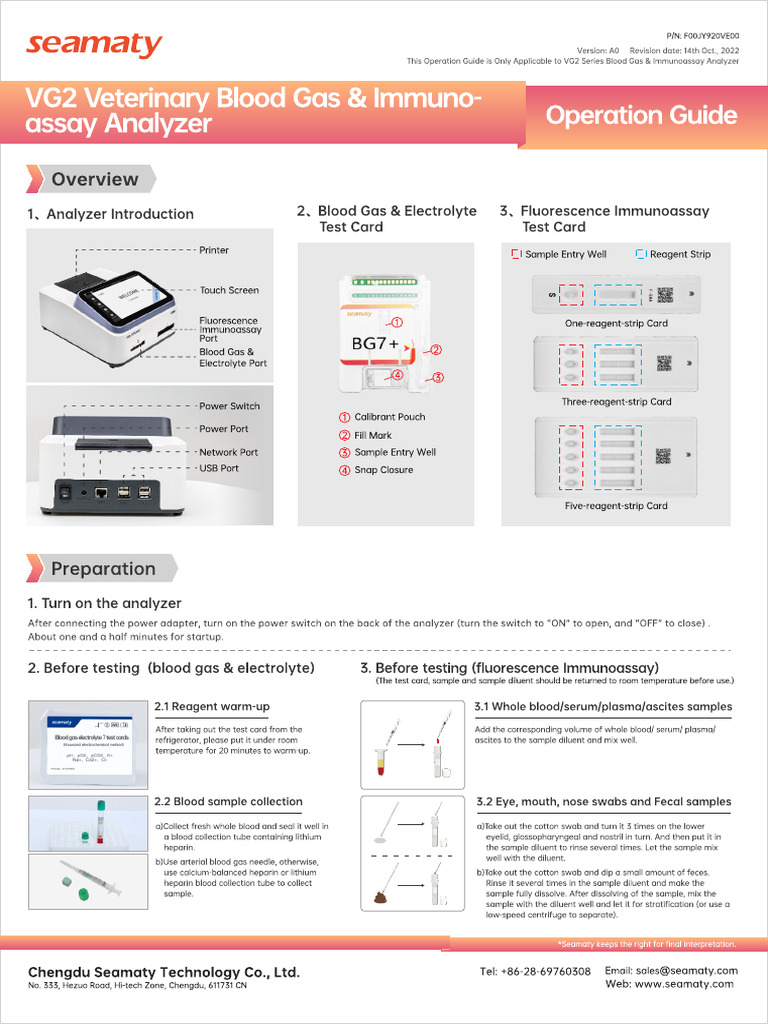 VG2 Easy operation guide_A0_20221015 | PDF