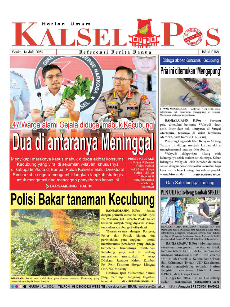 Epaper Kalsel Pos Senin 15 Juli 2024 | PDF