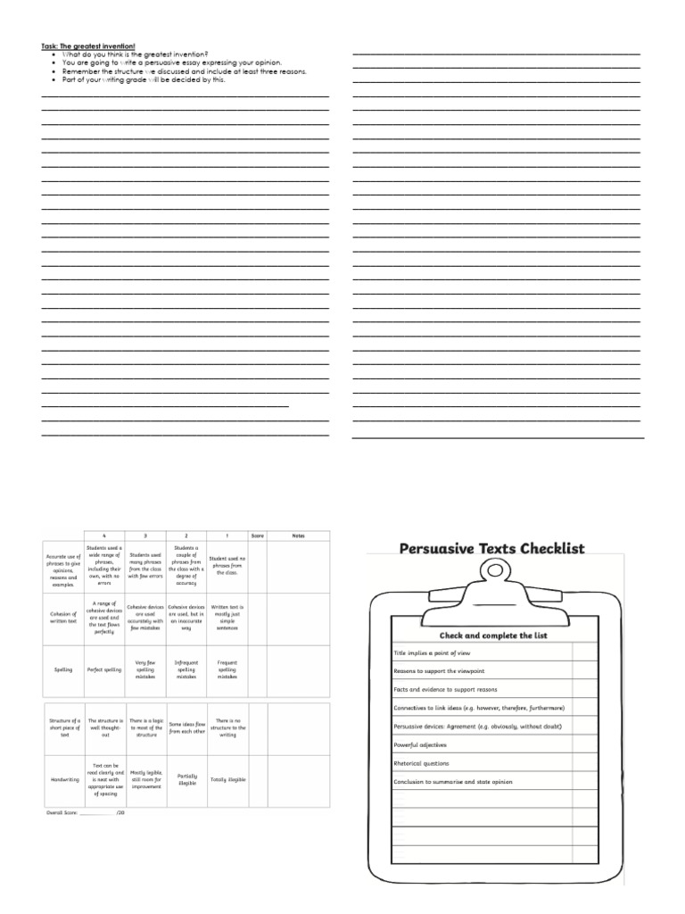 Persuasive Essay on Greatest Invention | PDF | Human Communication