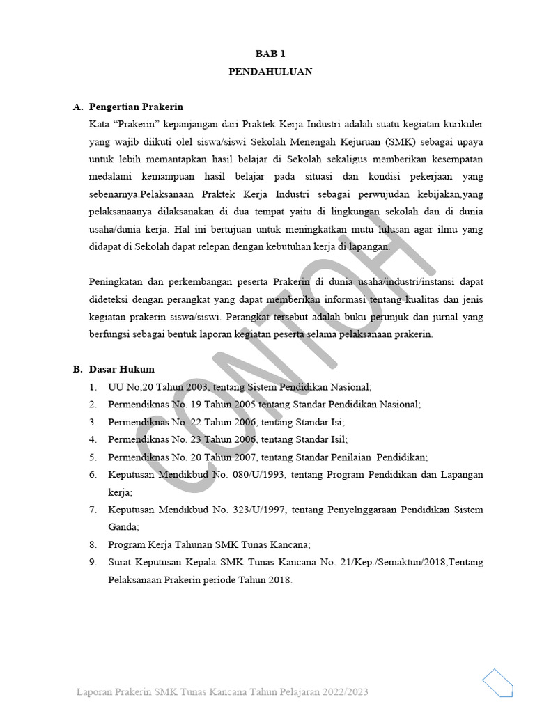 Contoh Laporan | PDF