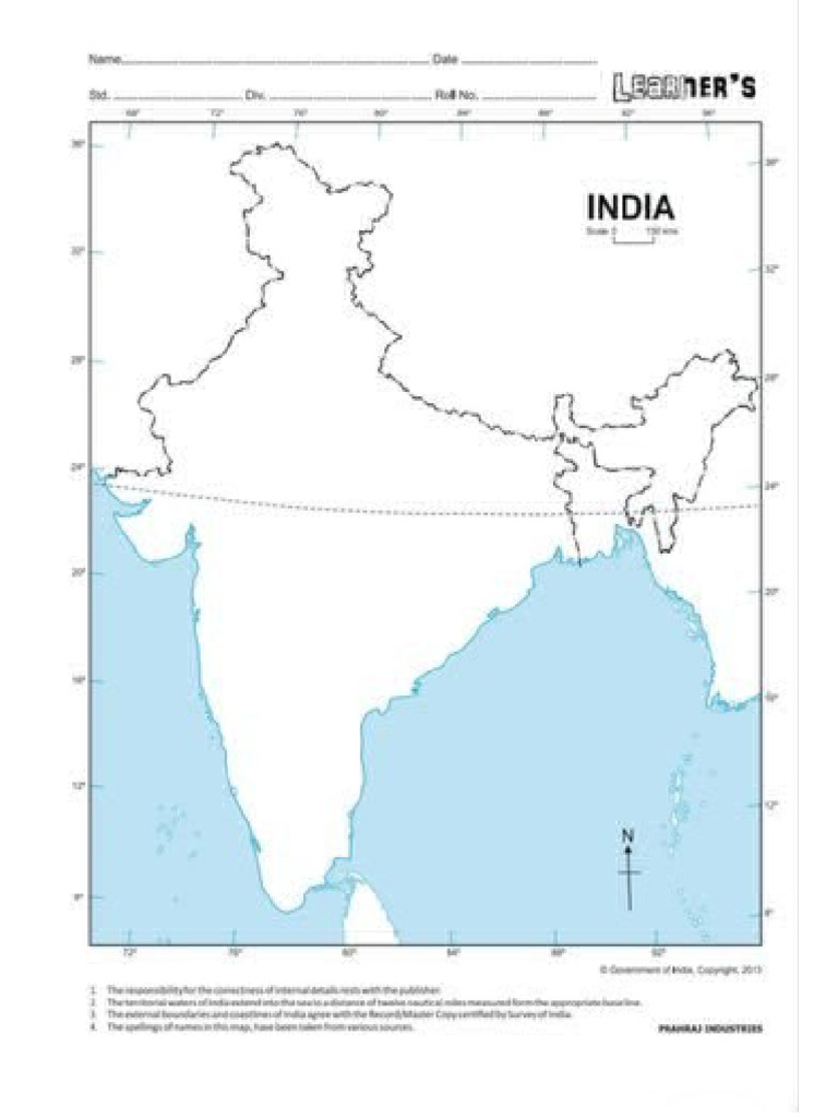 Political Map of India | PDF