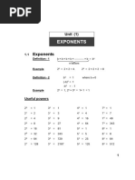 Class8 Exponents Powers Worksheet | PDF