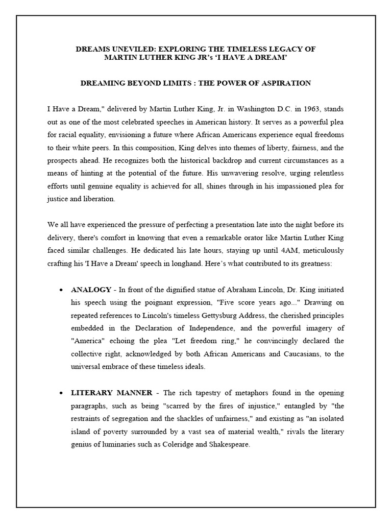 English Literature | PDF | Martin Luther King Jr.