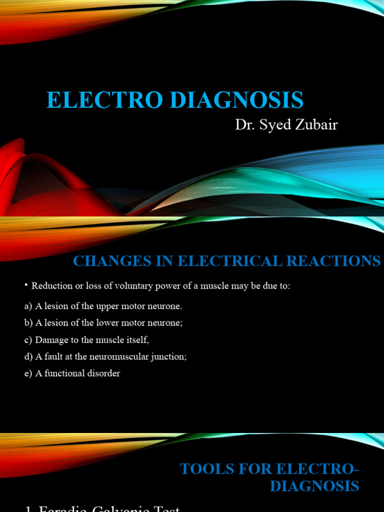 Electro Diagnosis | PDF