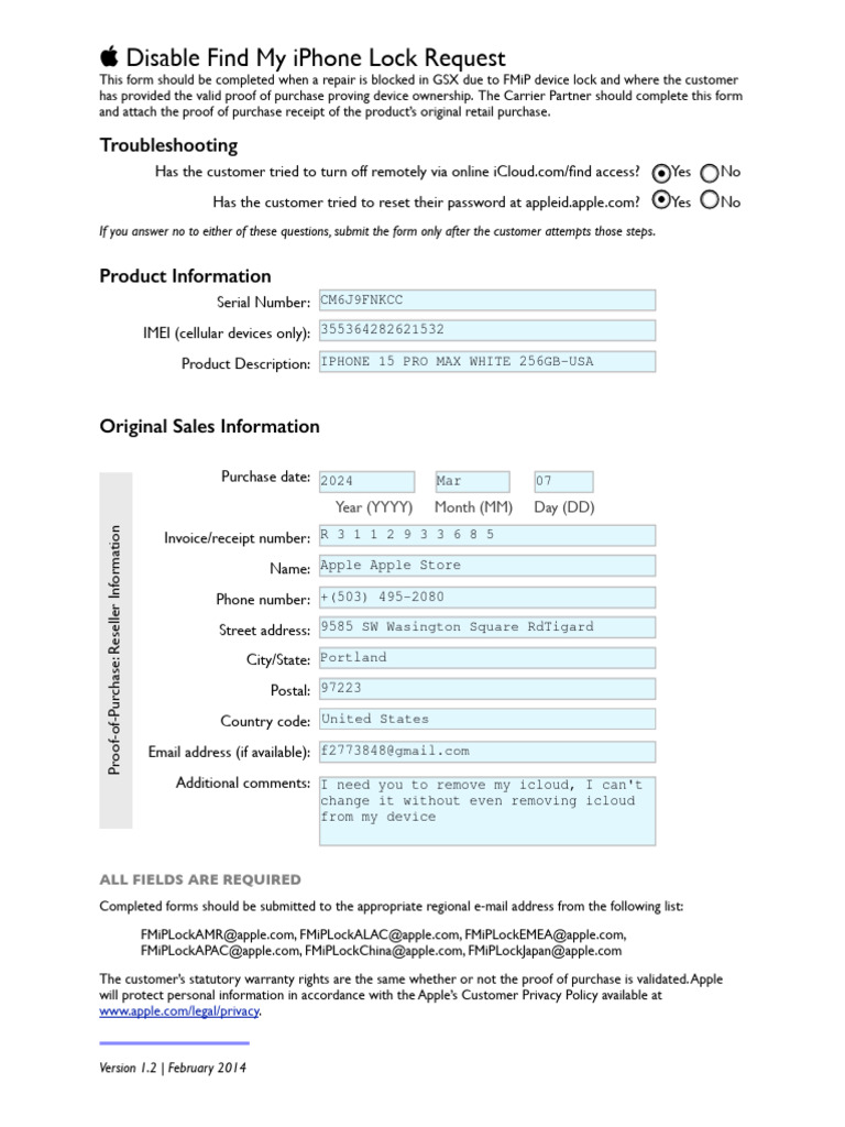 Invoice Iphone 15 Pro Max | PDF | I Phone | I Cloud
