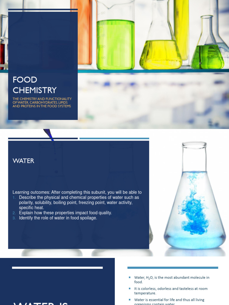 Unit 4 - Food Chemistry (2) 1 | PDF | Starch | Protein Structure