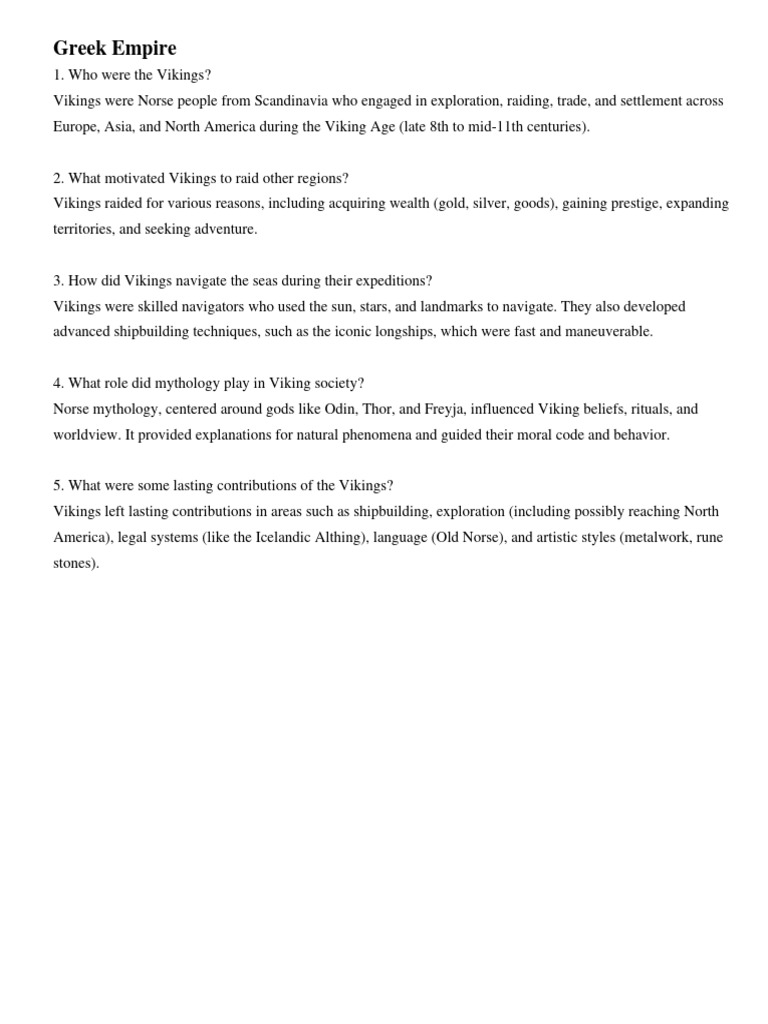 Vikings | PDF