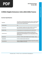 EUA Futures Contract Specifications | PDF