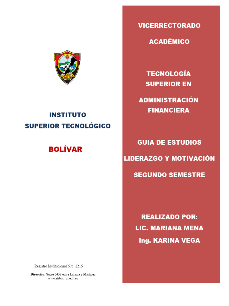 Ge Liderazgo y Motivación 2c Af | PDF | Liderazgo | Inteligencia emocional
