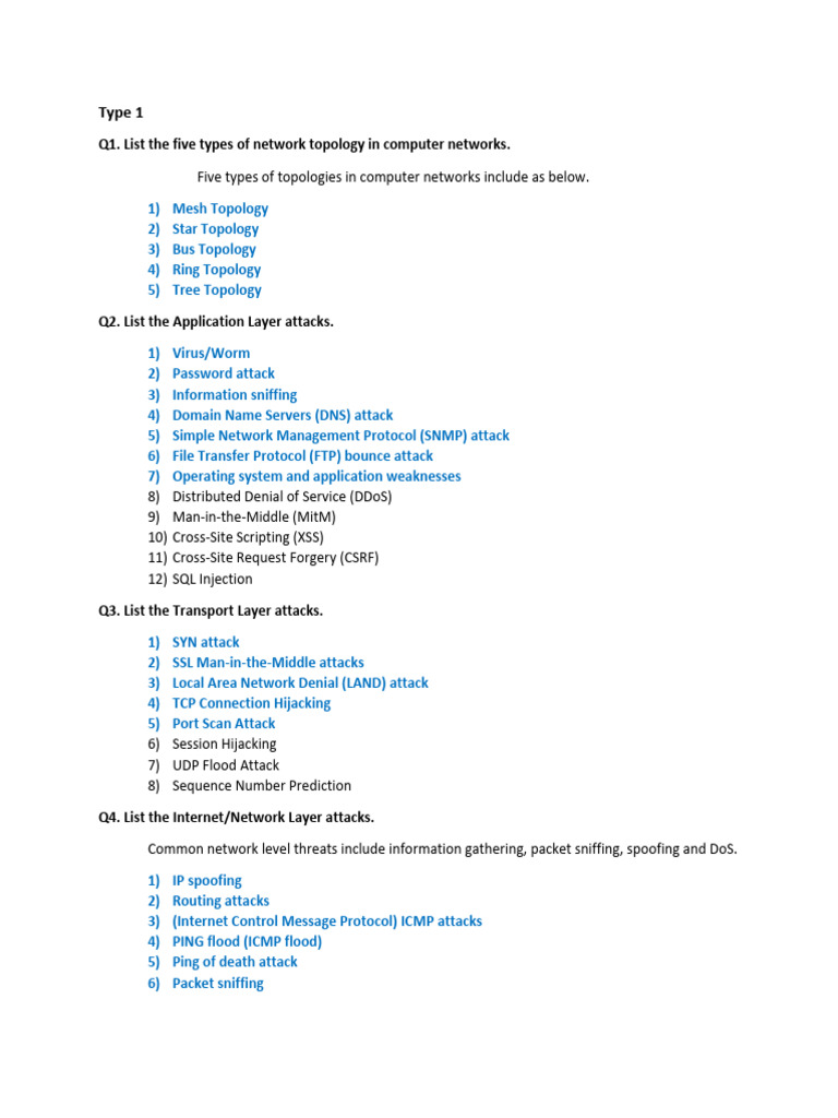 Network Topologies and Security | PDF | Computer Network | Computer Virus