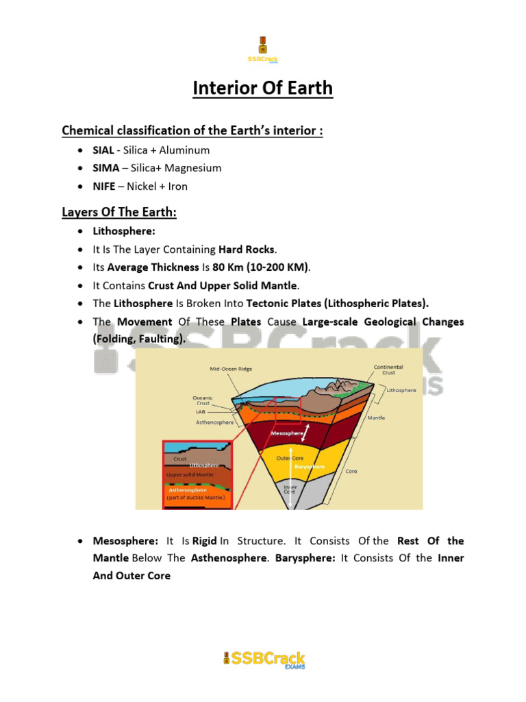 Interior of Earth Lyst4569 | PDF | Earth | Crust (Geology)