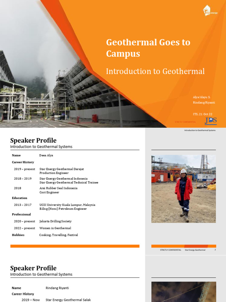 Sesi 2 Geothermal Goes To Campus Star Energy (TA) | PDF | Geothermal Energy | Natural Gas