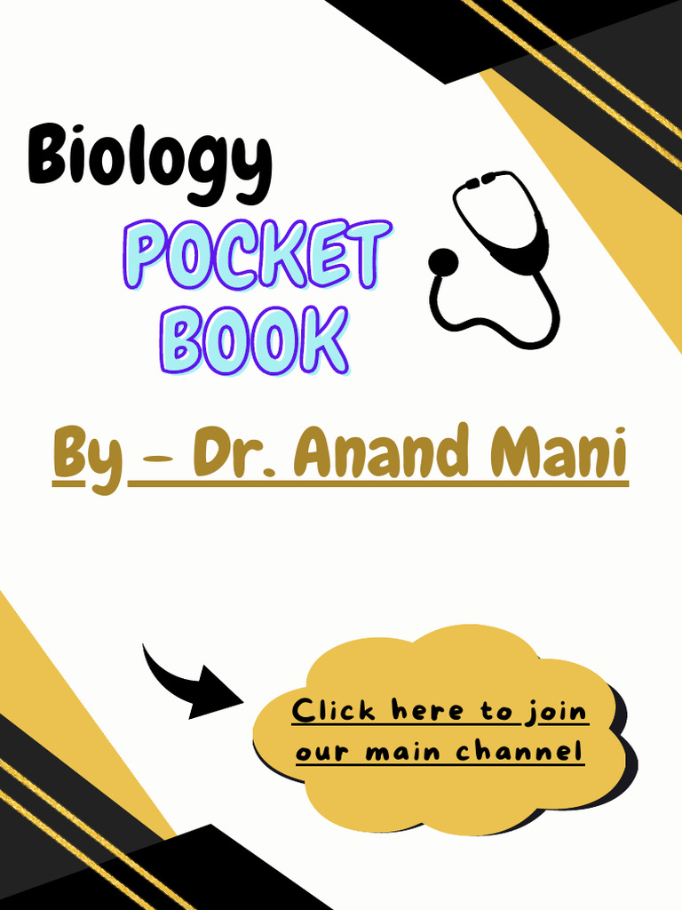 Dr. Anand Mani's Biology Handbook | PDF | Dominance (Genetics) | Pollen
