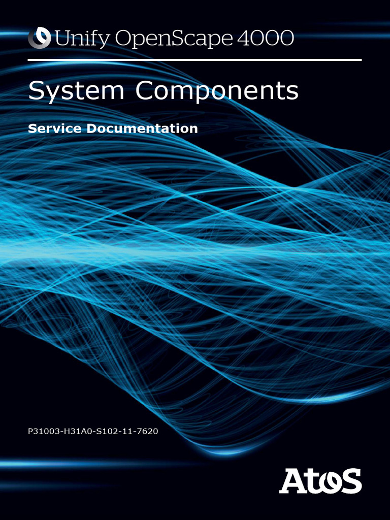CENTRALA TELEFONICA OpenScape 4000 Systems Components (001-073) | PDF ...