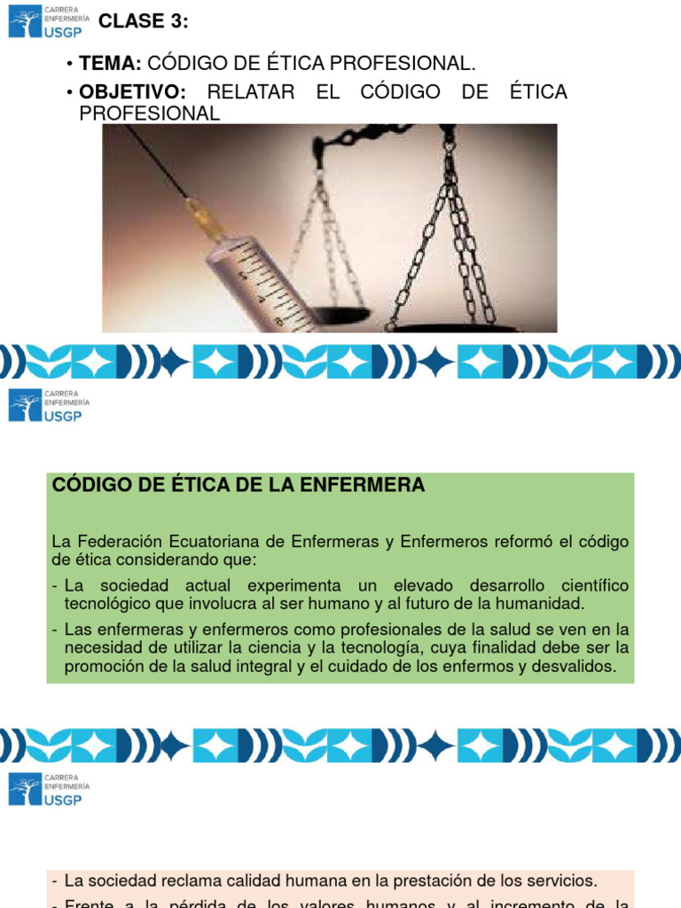 Clase 3 Ã Tica | PDF | Enfermería | Empatía